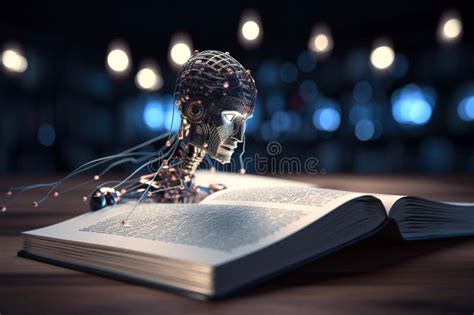 The Future Of Publishing Ai Powered Content Creation And Curation Stock Illustration