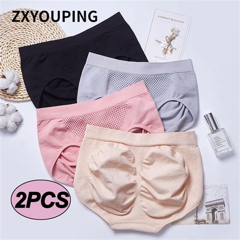 2pcs Mid Waist Panty For Women Seamless 3d Honeycomb Tummy Control Hips