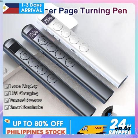 Optical Fiber Rf24ghz Laser Pointer Clicker For Powerpoint