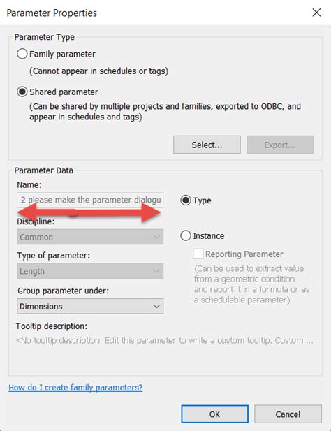 improve shared parameter ui autodesk community