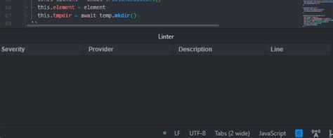 Linter Takes Over Focus When Dock Opened Issue Steelbrain Linter Ui Default GitHub