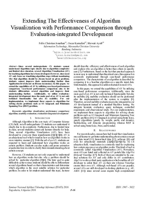 Pdf Extending The Effectiveness Of Algorithm Visualization With