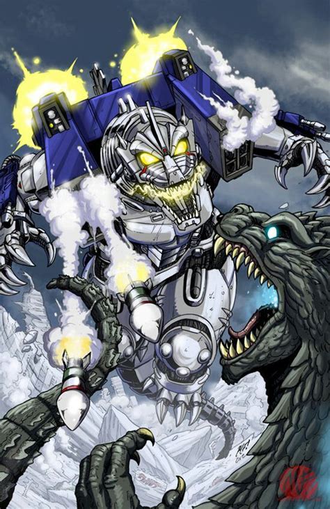 Godzilla Against Mechagodzilla Grimlock Godzilla Transformers