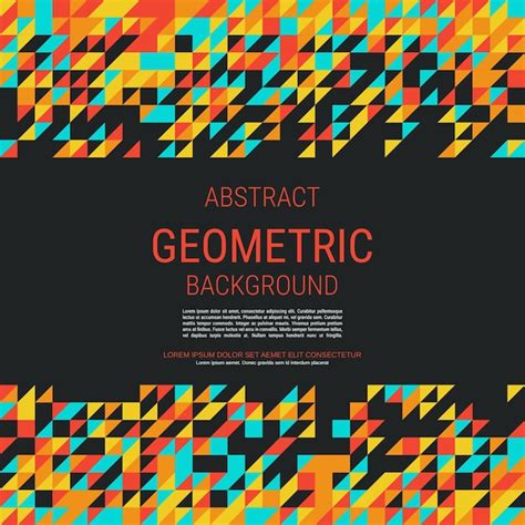 Premium Vector Abstract Geometric Style Vector Background