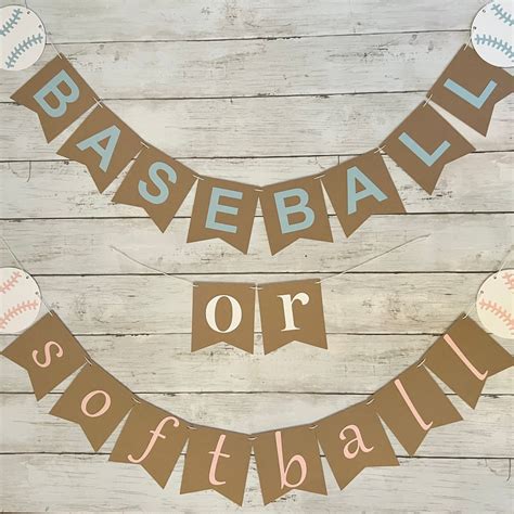Baseball Softball Gender Reveal At Trevor Roy Blog