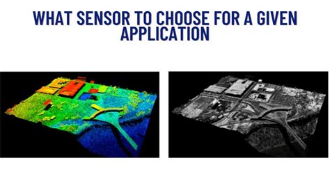 Photogrammetry Vs Lidar What Sensor To Choose For A Given Application