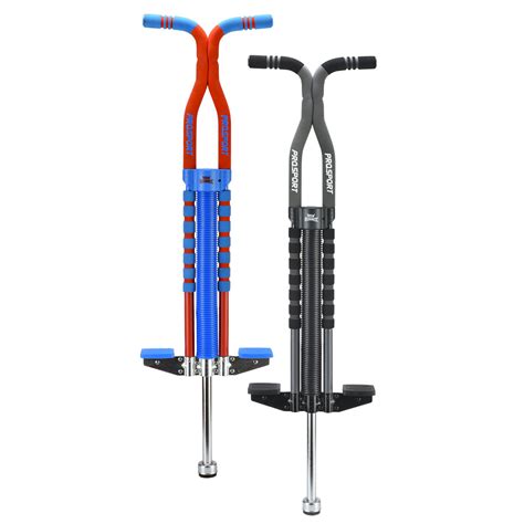 Red And Blue And Black And Grey Pogo Stick Combo New Bounce