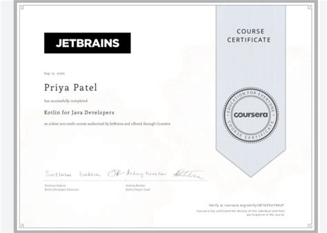 Priya Patel On Linkedin Learning Coursera Kotlin