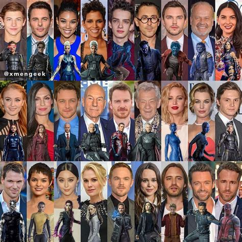 Xmengeek Has Taken The Time To Get The Actors Of The Current And Past