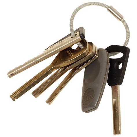 Nylon Coated Cable Key Rings Harcor Security Seals