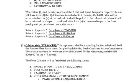 Structured Cabling Proposal Template Technical Proposal Structured Cabling Williamson