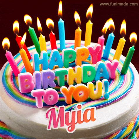 Happy Birthday Myia S For Her Download On