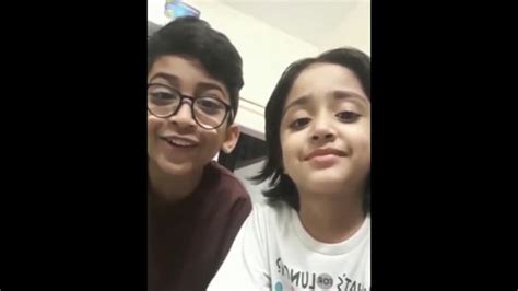Cute Little Brother Sister Duos Video Goes Viral Yashraj Mukhate