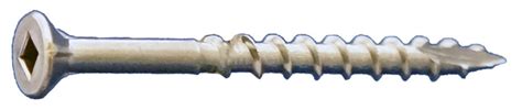 8 X 2 Daggerz Ultra Deck Pro Square Flat Wnibs Deck Screws 305ss
