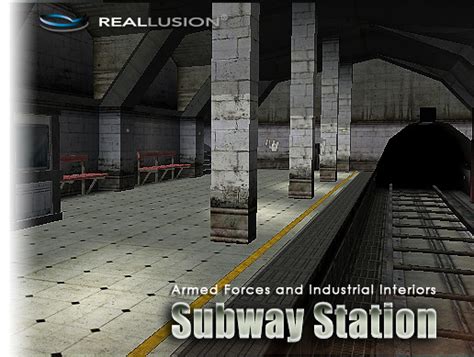 Subway Station 3d 공장 Unity Asset Store