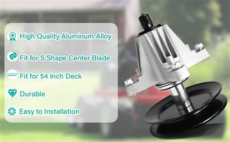 618p09236 S Shape Center Spindle Assembly Replace