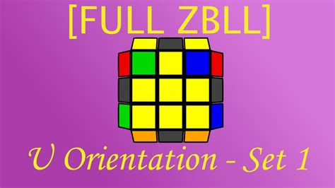 Full Zbll U Orientation Set 1 Youtube