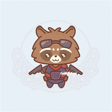 How To Draw Chibi Rocket Raccoon