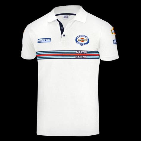 Sparco Polo Shirt Martini Racing Sportline Weiß 01275mrbi Elfershop