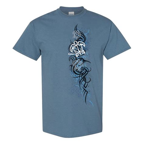 Unisex Blue Hawaii Tortoise Graphic T Shirt
