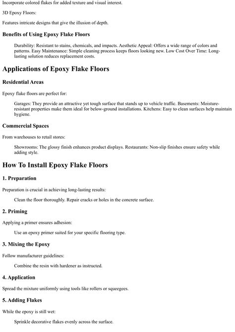 Ppt Creating Stunning Looks With Epoxy Flake Floors Powerpoint Presentation Id13797913