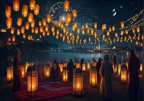 Premium Photo Ramadan Kareem Background Ai Generation