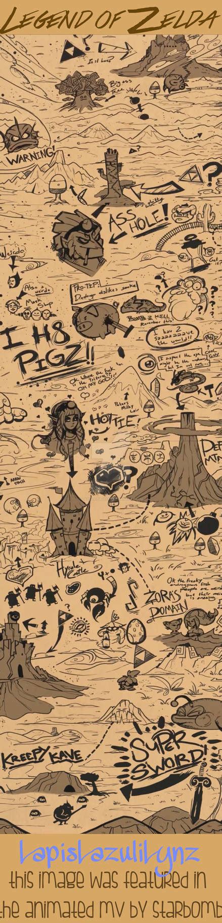 Map Of Loz By Lapislazulilynx On Deviantart