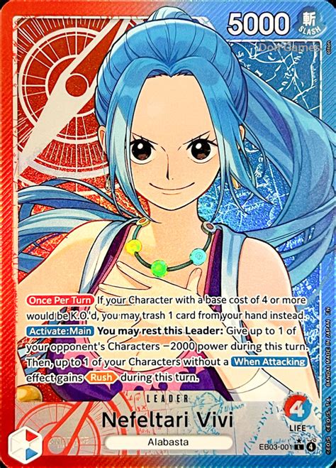 Eb03 001 Nefeltari Vivi Leader Card Alternate Art Don Games