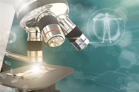 Microscope Overlay Stock Illustrations 143 Microscope Overlay Stock