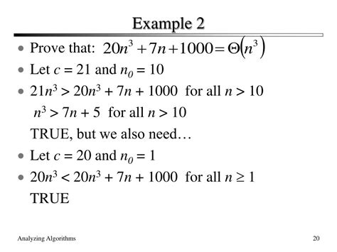 Ppt Analyzing Algorithms And Asymptotic Notation Powerpoint