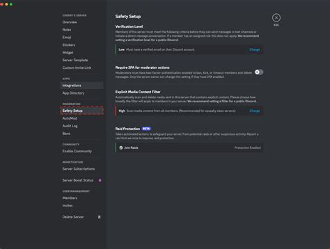 Verification Levels Discord