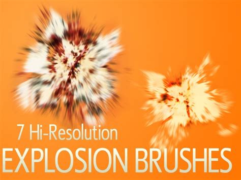 Free 23 Explosion Photoshop Brushes In Abr Atn Download Free Images