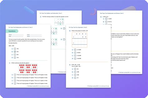 Diagnostic Assessments By Topic Ks1 And Ks2 Primary Maths Third Space
