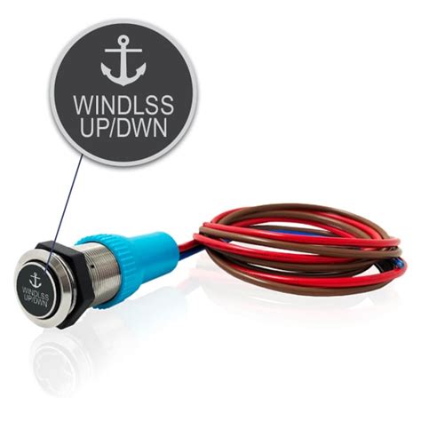 Windlass Updown Bluewater Pushbutton New Wire Marine