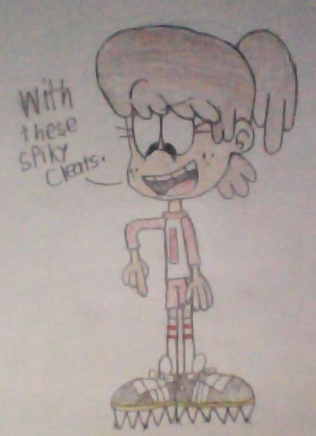 Lynn Loud Jr With Spiky Cleats By Christi7186463 On Deviantart