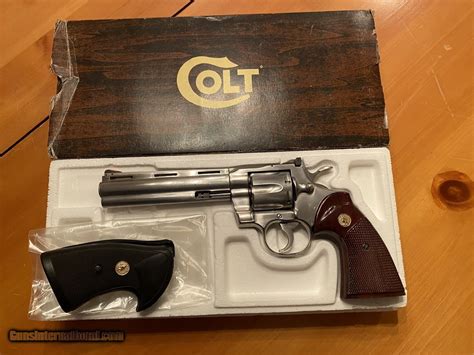 1985 Brushed Stainless Colt Python 6 Inch