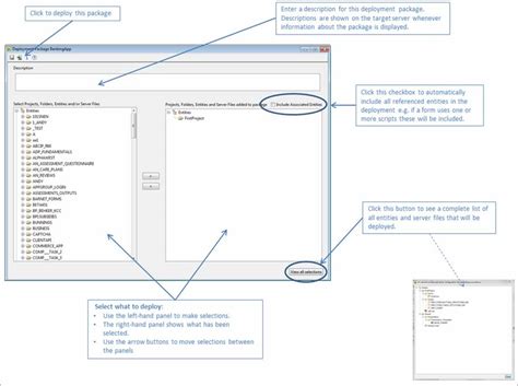 working with deployment packages