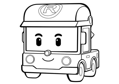 Coloriage Robocar Poli Coloriages Pour Enfants Imprimer
