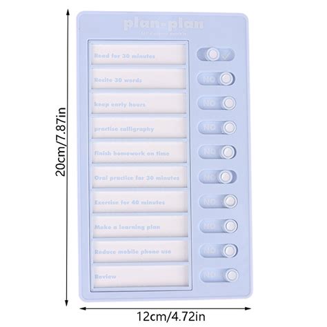 Checklist Memo Boards Daliy Task Planning Board Detachable Boards Peg
