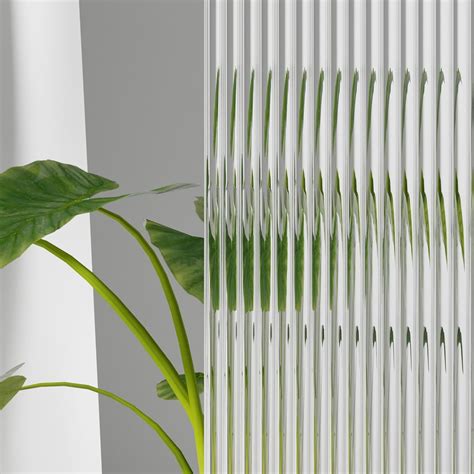 Reeded Glass Window Film Fluted Glass Film