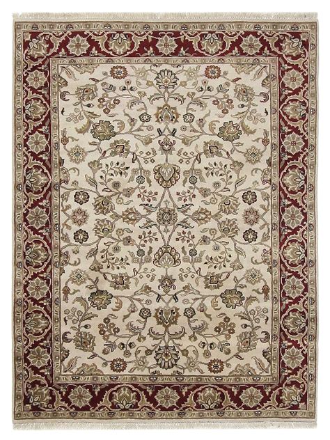 Pacific Royal 12515 Beige Red Traditional Hand Knotted Rug Pacific Rugs