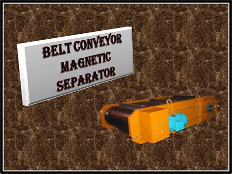 Belt Conveyor Magnetic Separatorconveyor Mangnetic Separatorroller
