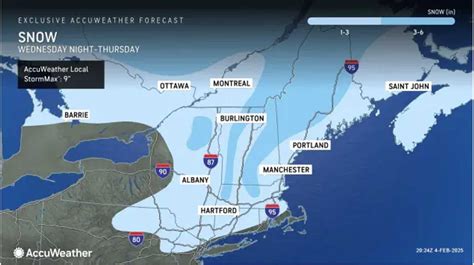 New Snowfall Map First Ice Storm In Years Will Cause Dangerous