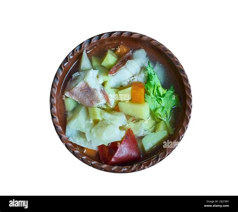 Manhattan Style Catfish Chowder Traditionally Describes A French Fish