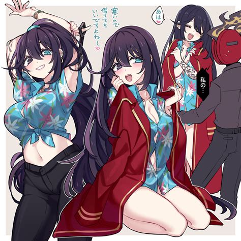 Rule 34 1girls Arms Up Big Breasts Clothing Dante Limbus Company Heterochromia Hong Lu Hong