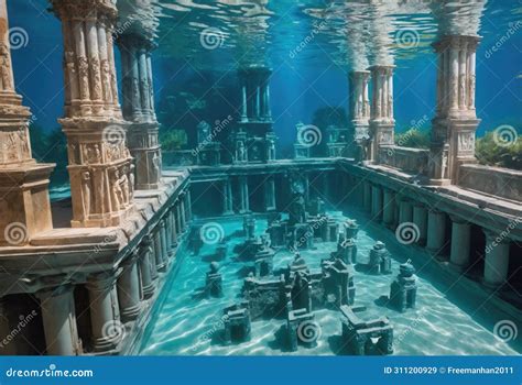 Underwater Ruins Of The Sunken City Of Atlantis Mystical Mysteries Of