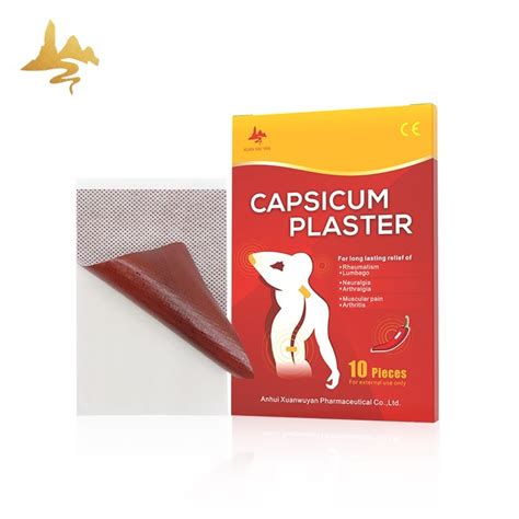 Medical Adhesive Breathable Hot Capsaicin Patch For Pain Relieving