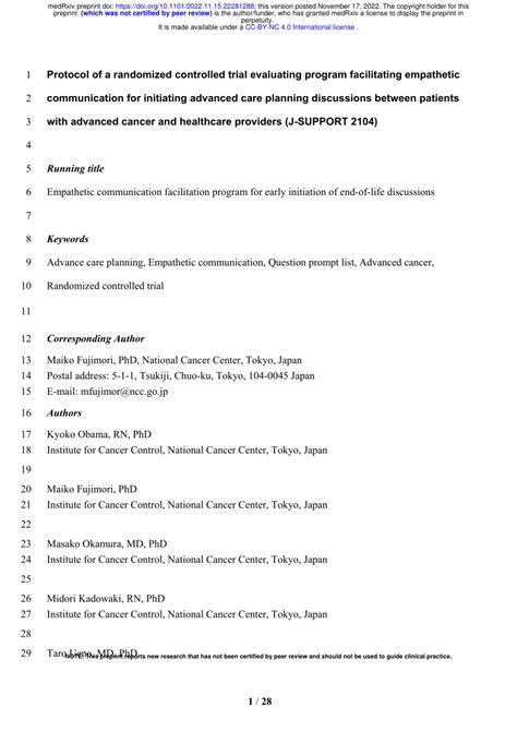 Pdf Protocol Of A Randomized Controlled Trial Evaluating Program