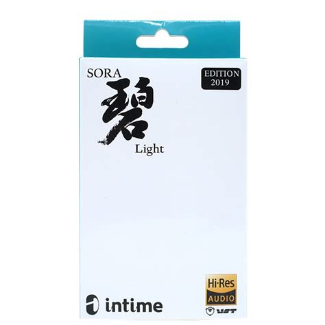 Intime Sora Light 2019 Edition Hi Res หูฟัง Balanced 2 5 Edition หู