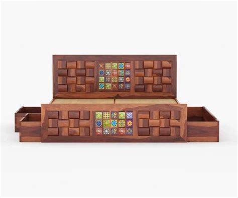 enum sheesham wood bed with storage at ₹ 32000 piece in jodhpur id